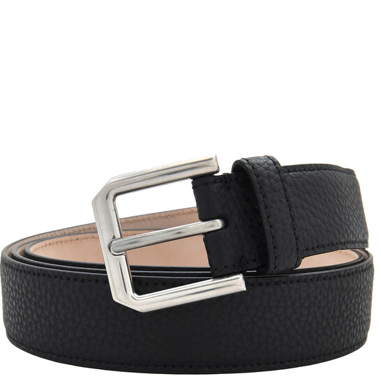 Bally Square Vanadium Leather Belt, Size 115 cm MBF043-U901P - Jomashop