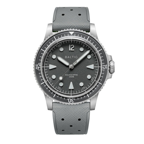 Baltic Aquascaphe Mk2 Automatic Grey Dial Men's Watch AQUAMK2GREY37 ...