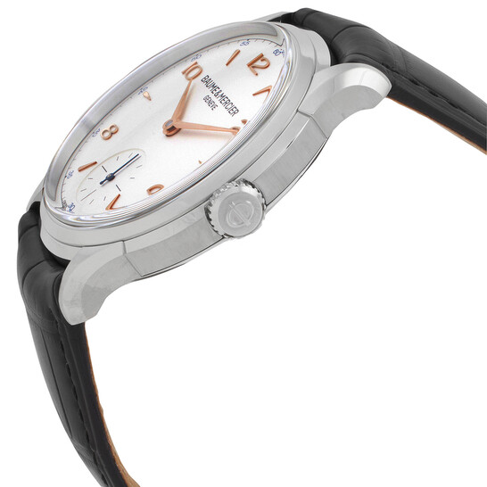 Baume et Mercier Clifton Hand Wind Silver Dial Men's Watch M0A10363 ...