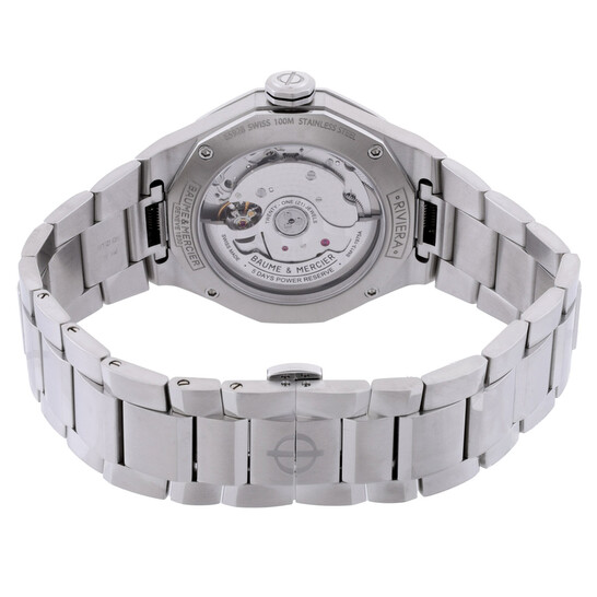 Baume et Mercier Riviera Automatic Grey Dial Men's Watch M0A10715 ...
