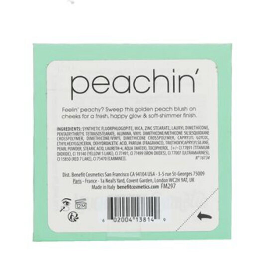 Benefit Ladies Peachin Golden Peach Blush 0.21 oz Makeup 602004138149 ...