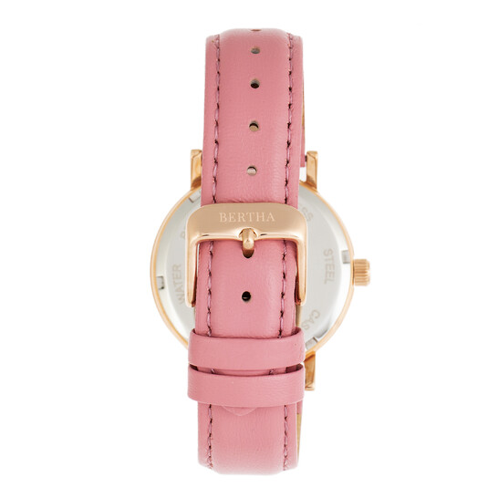 Bertha Lydia Quartz Crystal Silver Dial Ladies Watch BR9505 ...