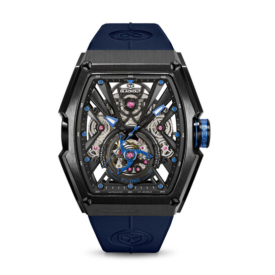 Blackout P-One Automatic Blue Dial Men's Watch WATPONBLU001 - Watches ...
