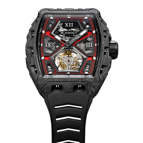 Blackout Xp1 Tourbillon Hand Wind Red Dial Men's Watch WATXP1RED004 ...