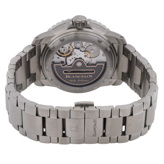Blancpain Fifty Fathoms Automatic Blue Dial Men's Watch 5010 12B40 98S ...