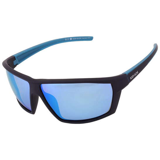 Body Glove BG 25 418 Polarized Blue Mirror Wrap Unisex Sunglasses ...