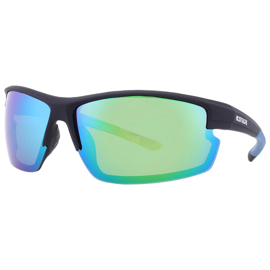 Body Glove BGFL 1802 Polarized Green Mirror Wrap Unisex Sunglasses ...