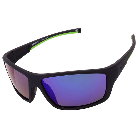 Body Glove BGFL 25 425 Polarized Green Mirror Wrap Men's Sunglasses ...