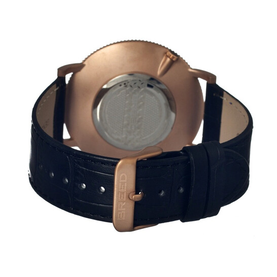 Breed Maxwell Black Dial Black Leather Men's Watch 4106 847864117990 ...