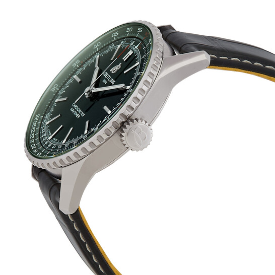 Breitling Navitimer Automatic Green Dial Men's Watch A17329371L1P1 ...