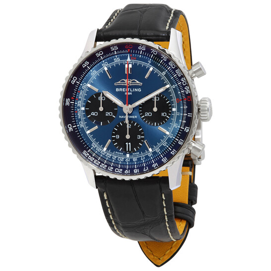 breitling navitimer blue strap