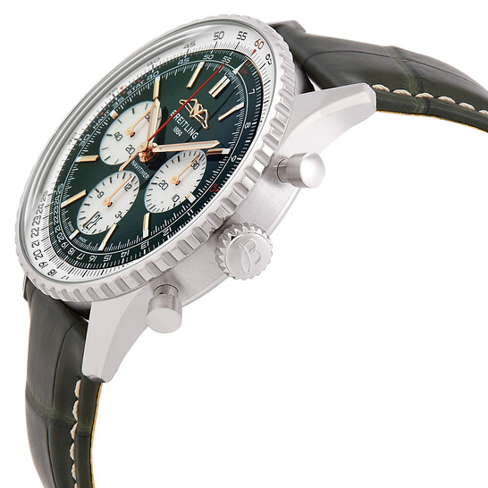 Breitling Navitimer Chronograph Green Limited Edition Automatic ...