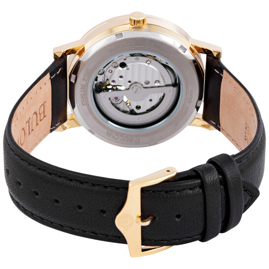 Bulova American Clipper Automatic Black Dial Men's Watch 97A154 ...