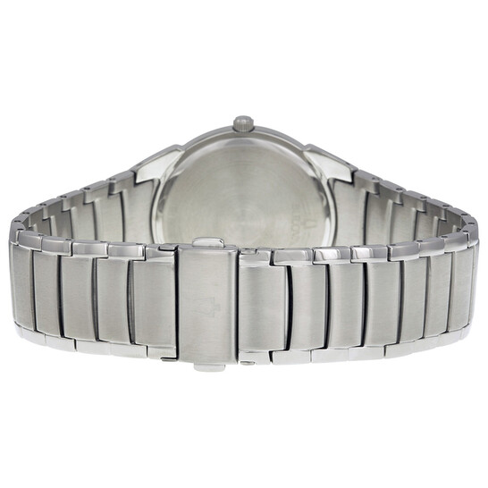 Bulova Classic Black Dial Stainless Steel Men's Watch 96B149 ...