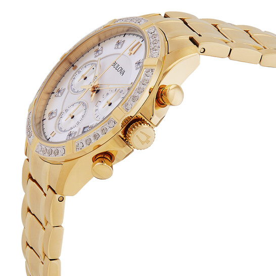 Bulova Classic Chronograph Quartz Crystal Silver Dial Men's Watch ...