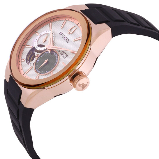 Bulova Latin Grammy Chronograph Automatic Silver Dial Men's Watch ...