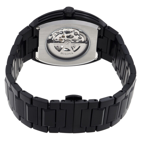 Bulova Maquina Automatic Rainbow Semi-Skeleton Dial Men's Watch 98A320 ...