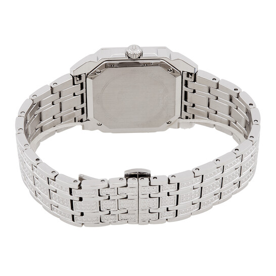 Bulova Octava Quartz Crystal Silver Dial Men's Watch 96A285 ...