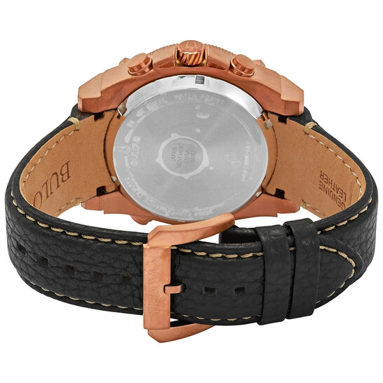 Bulova Precisionist Chronograph Quartz Black Dial Men's Watch 97B188 ...