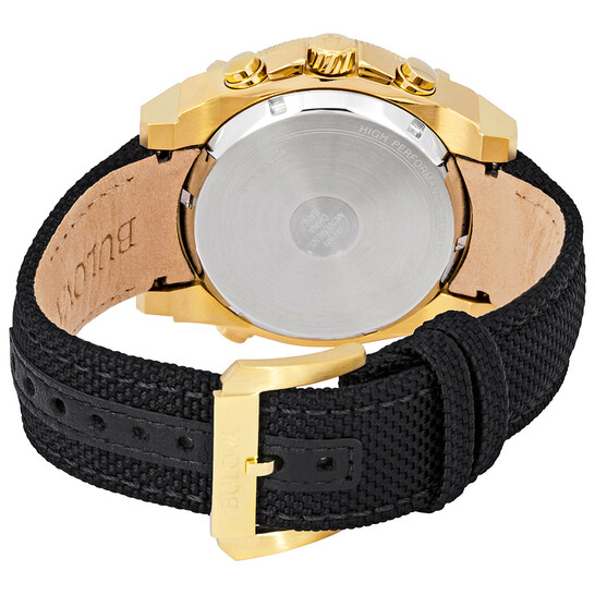 Bulova Precisionist Chronograph Quartz Black Dial Men's Watch 97B178 ...