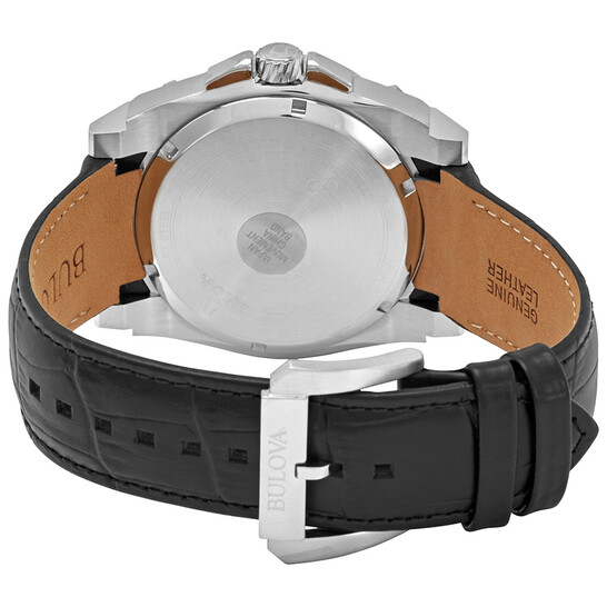 Bulova Precisionist Quartz Diamond Black Dial Men's Watch 96D147 ...