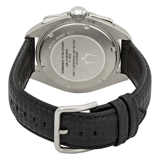 Bulova Special Edition Moon Apollo Lunar Pilot Chronograph Black Dial ...