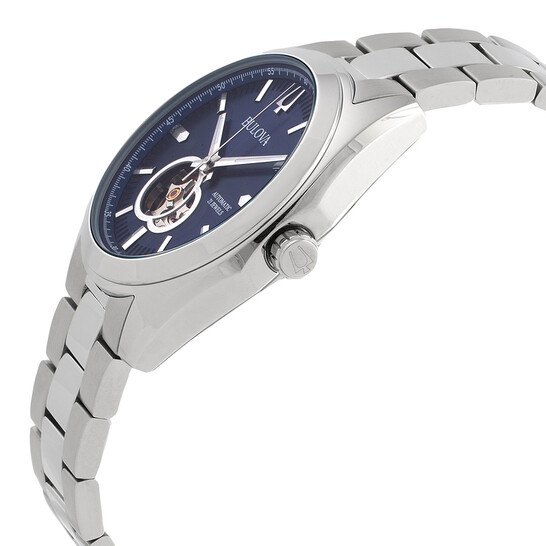 Bulova Surveyor Automatic Blue Dial Men's Watch 96A275 042429587885 ...