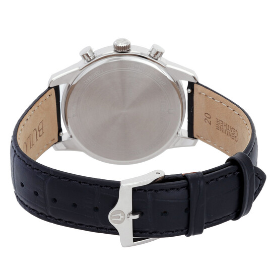 Bulova Sutton Chronograph Quartz Black Dial Men's Watch 96B403 ...