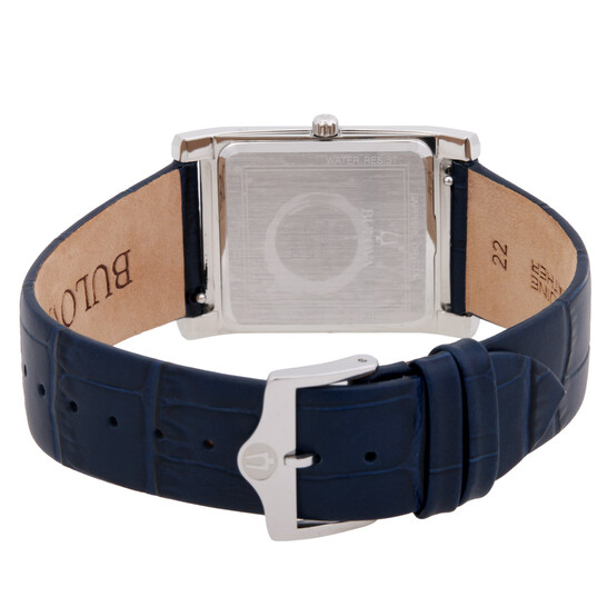 Bulova Sutton Quartz Blue Dial Watch 96B442 - Watches, Sutton - Jomashop