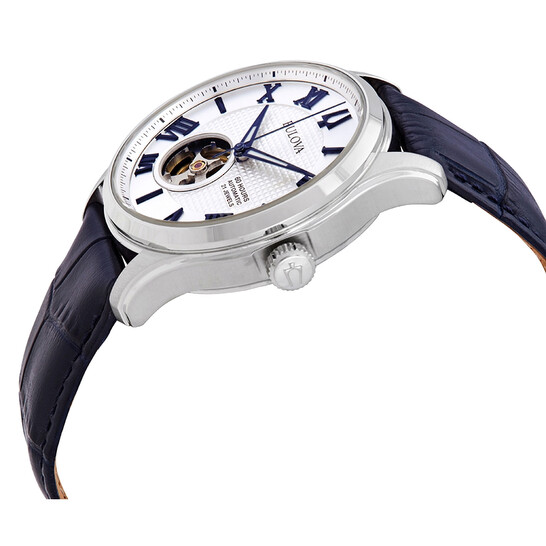 Bulova Wilton Automatic Silver Dial Men's Watch 96A206 042429559738 ...