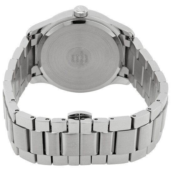 Bulova Wilton Classic Quartz Blue Dial Men's Watch 96B386 042429590588 ...