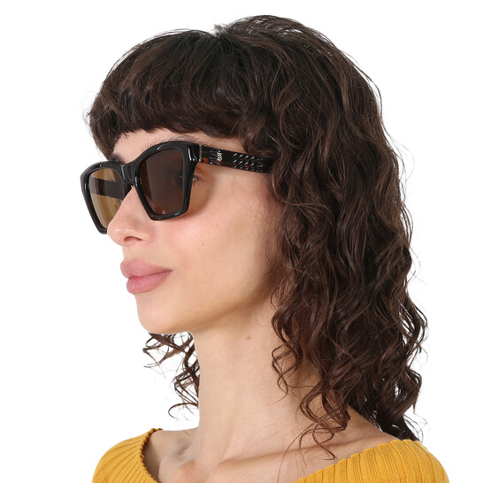 Burberry Arden Polarized Brown Cat Eye Ladies Sunglasses BE4391 300283 ...