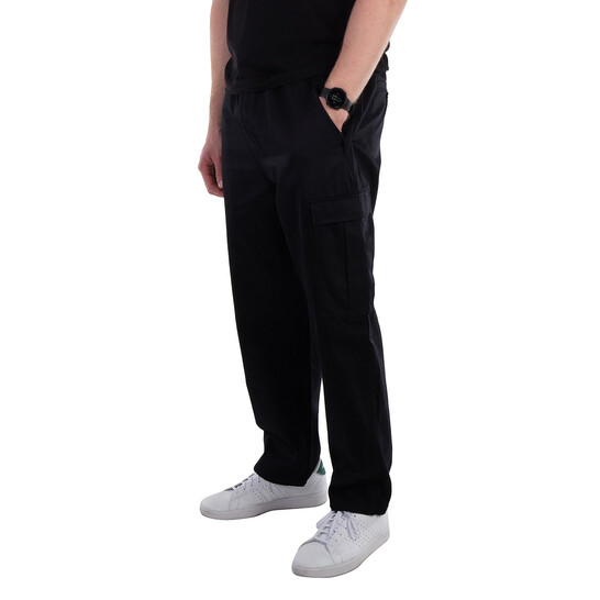 Burberry Black Capleton Cotton Cargo Trousers, Size Small 8065086 ...