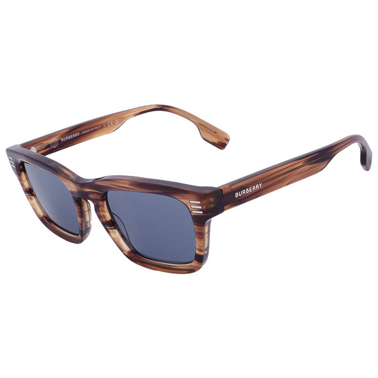 Burberry Blue Rectangular Men's Sunglasses BE4403 409680 51 ...