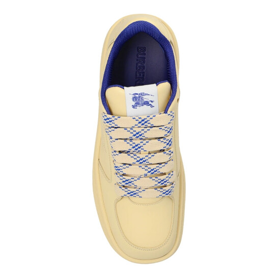 Burberry Box Leather Sneakers, Brand Size 36 ( US Size 6 ) 8099507 ...