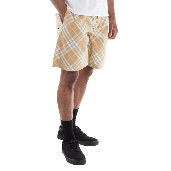Burberry Check Pattern Belted Waist Shorts, Size Small 8089978 ...