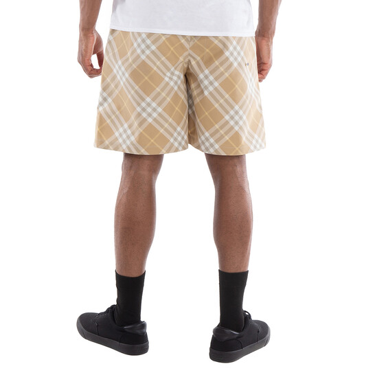Burberry Check Pattern Belted Waist Shorts, Size Small 8089978 ...