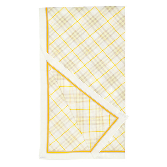 Burberry Check Pattern Cotton Scarf 8085856 5045705561529 - Jomashop