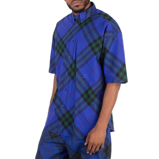burberry blue check pattern