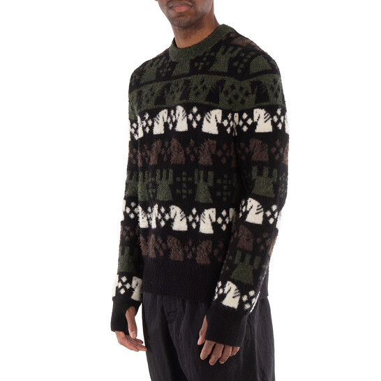 Burberry Chess Wool-Blend Jumper, Size X-Small 8076893 - Clothing ...