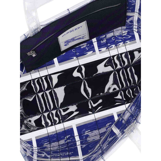 Burberry Equestrian Knight Logo Printed Transparent Tote Bag 8079639 ...