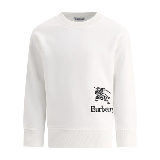 Burberry Kids Logo Embroidered Cotton Sweatshirt, Size 10Y 8082110 ...