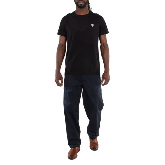 Burberry Men's Dark Charcoal Blue Wool Blend Capleton Work Trousers ...