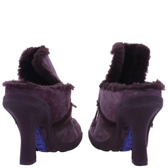 Burberry Square-Toe Highland Mules, Brand Size 36.5 (US Size 6.5 ...