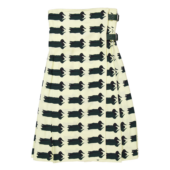 Burberry Strapless Duck Printed Midi Dress, Brand Size 4 ( US Size 2 ...