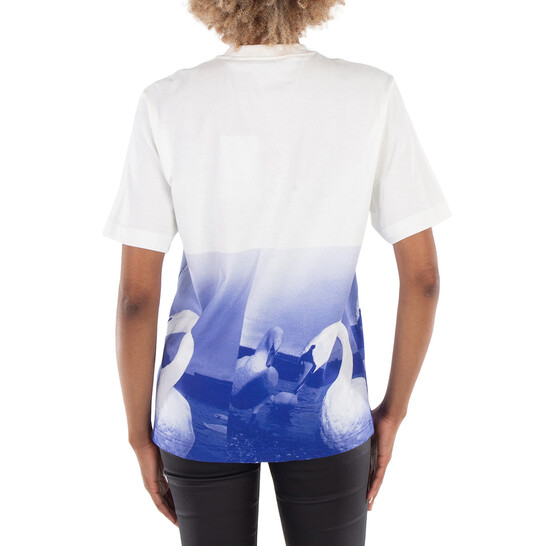 Burberry Swan Graphic T-Shirt, Size X-Small 8077611 - Clothing - Jomashop