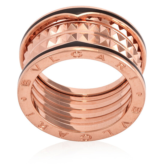Bvlgari 18k Rose Gold B.zero1 Rock Four-band Ring, Size 56 357958 - Ladies Jewelry, B.Zero1 ...
