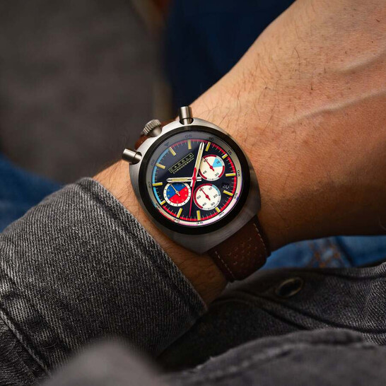 Cadola Testa Di Toro Chronograph Quartz Black Dial Men's Watch CD-1058 ...
