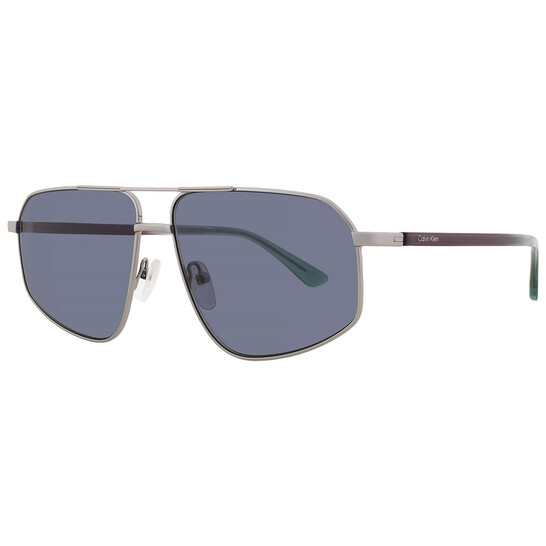 Calvin Klein Blue Navigator Men's Sunglasses CK23126S 014 59 ...