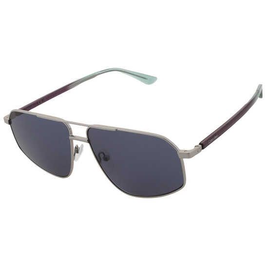Calvin Klein Blue Navigator Men's Sunglasses CK23126S 014 59 ...